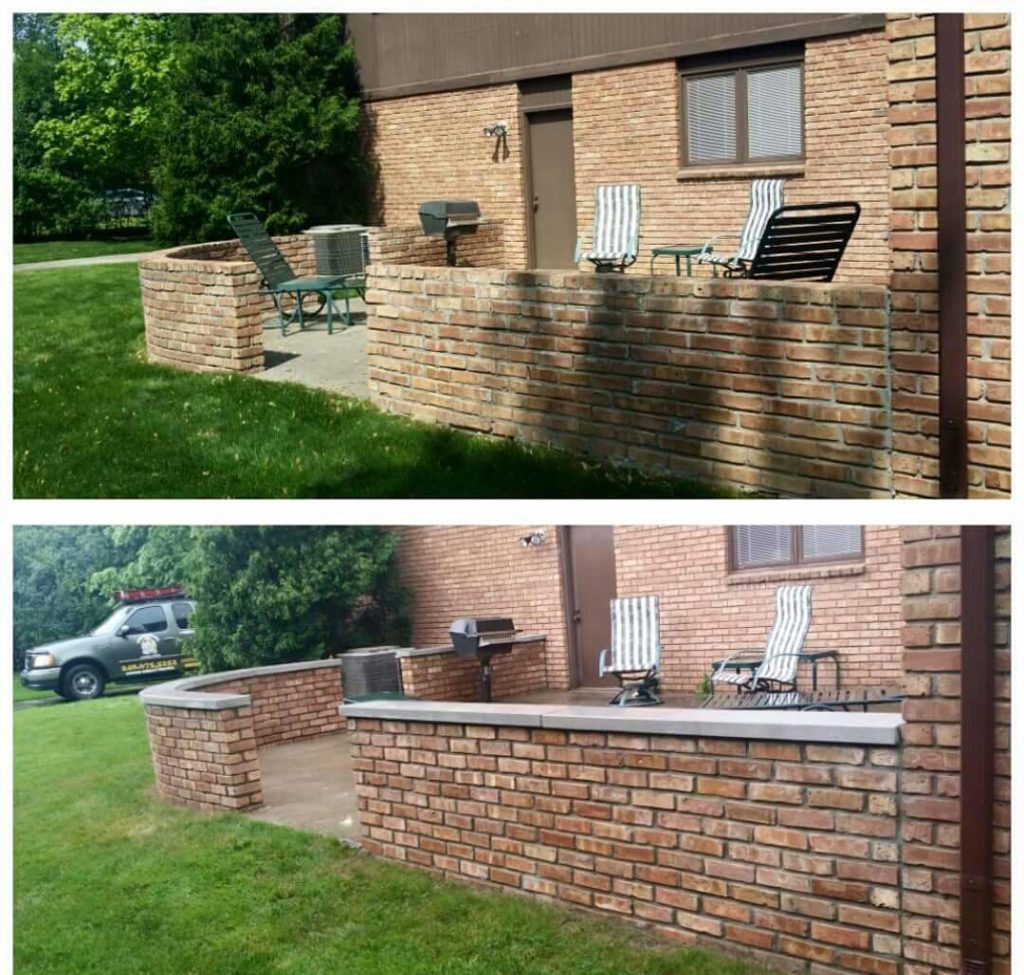 Halfwall Examples - CORNERSTONE custom brick