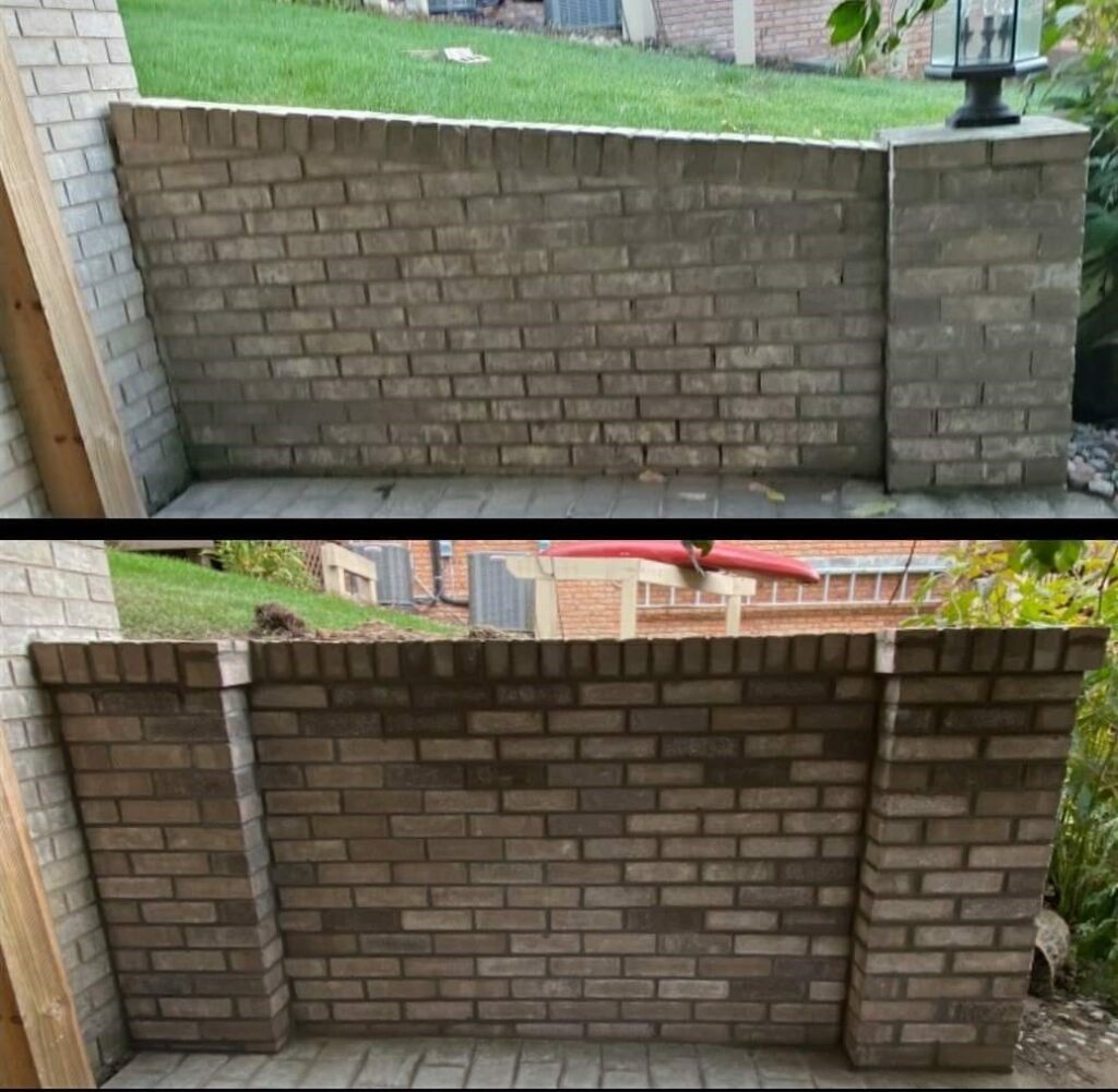 Halfwall Examples - CORNERSTONE custom brick